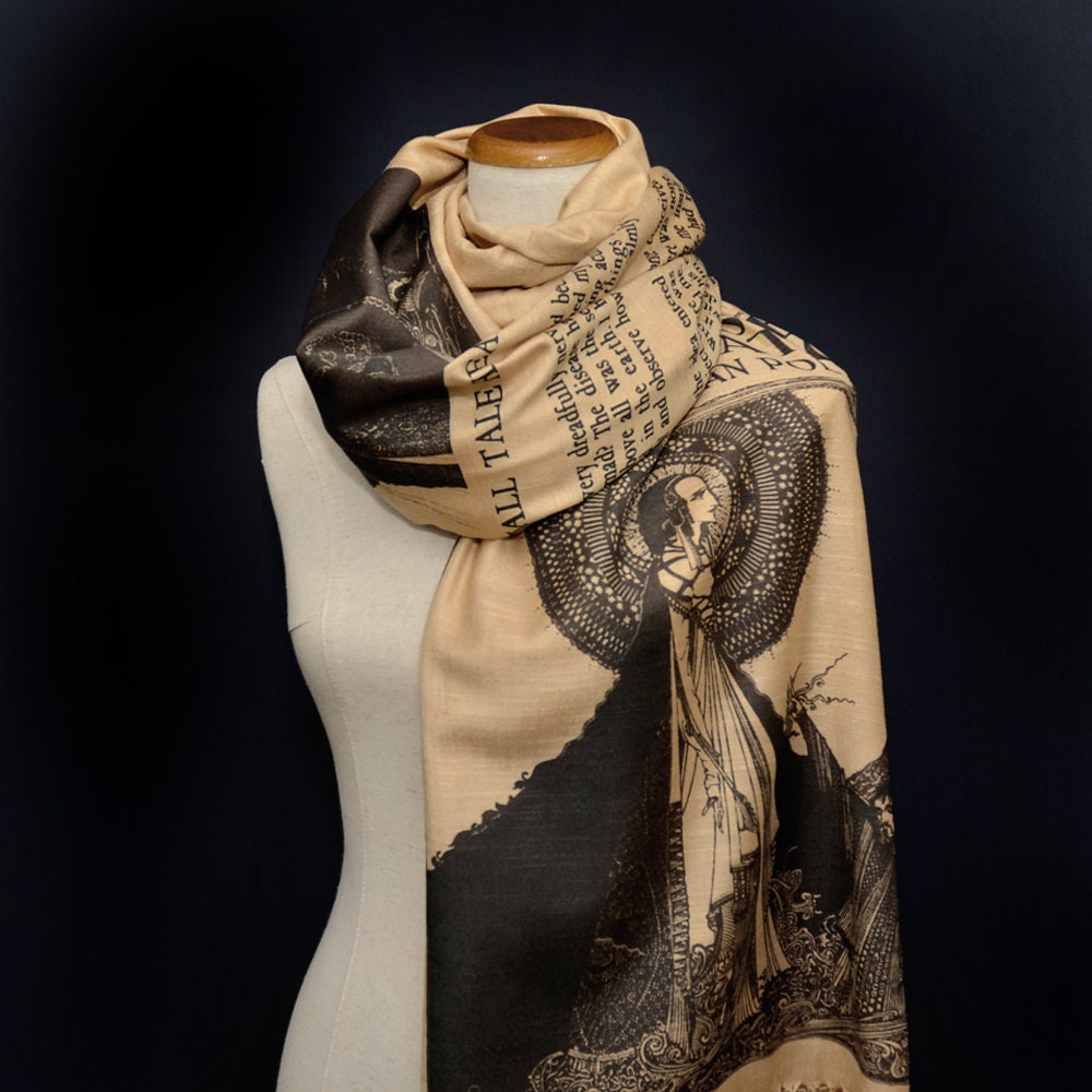The Tell-Tale Heart by Edgar Allan Poe Shawl Scarf Wrap – Universal Zone