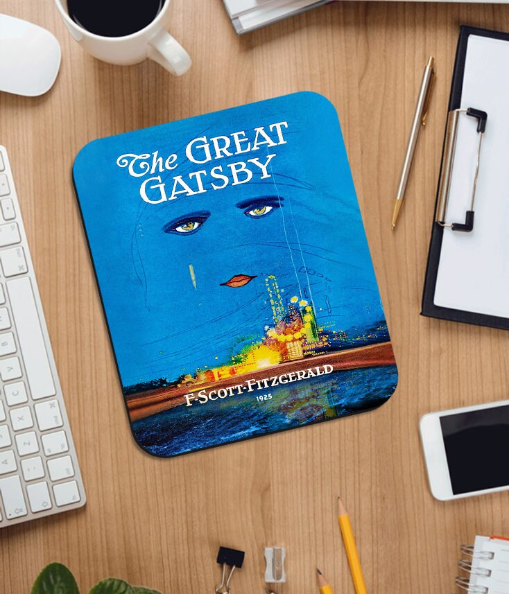 The Great Gatsby by F. Scott Fitzgerald Mouse pad (Title Page). Litera ...