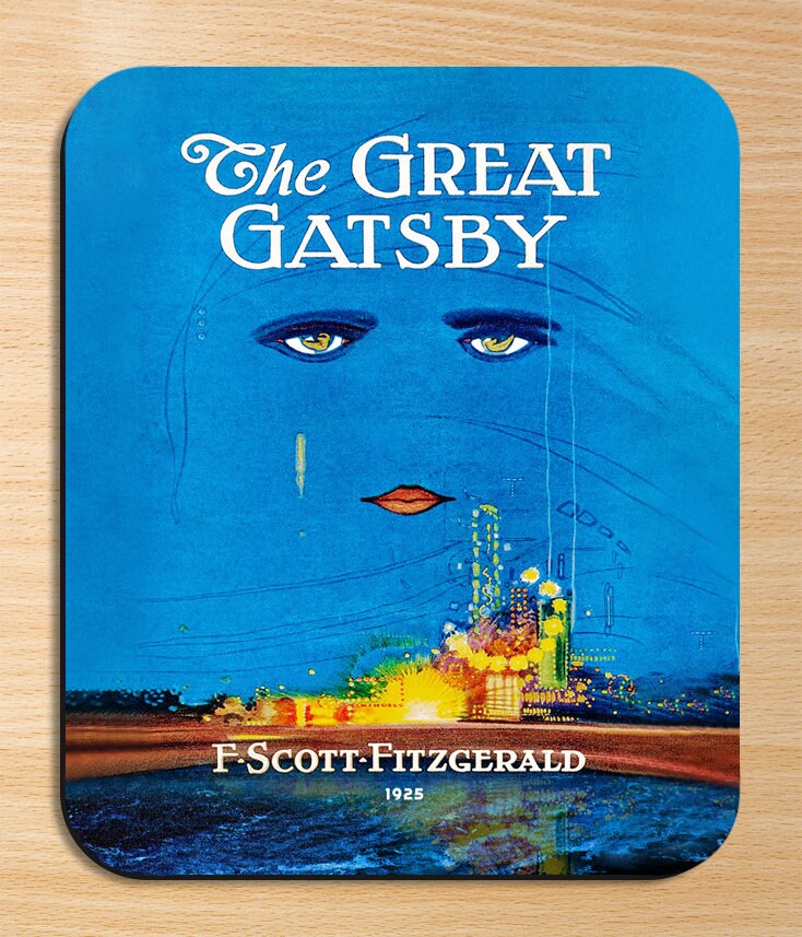 The Great Gatsby by F. Scott Fitzgerald Mouse pad (Title Page). Litera ...